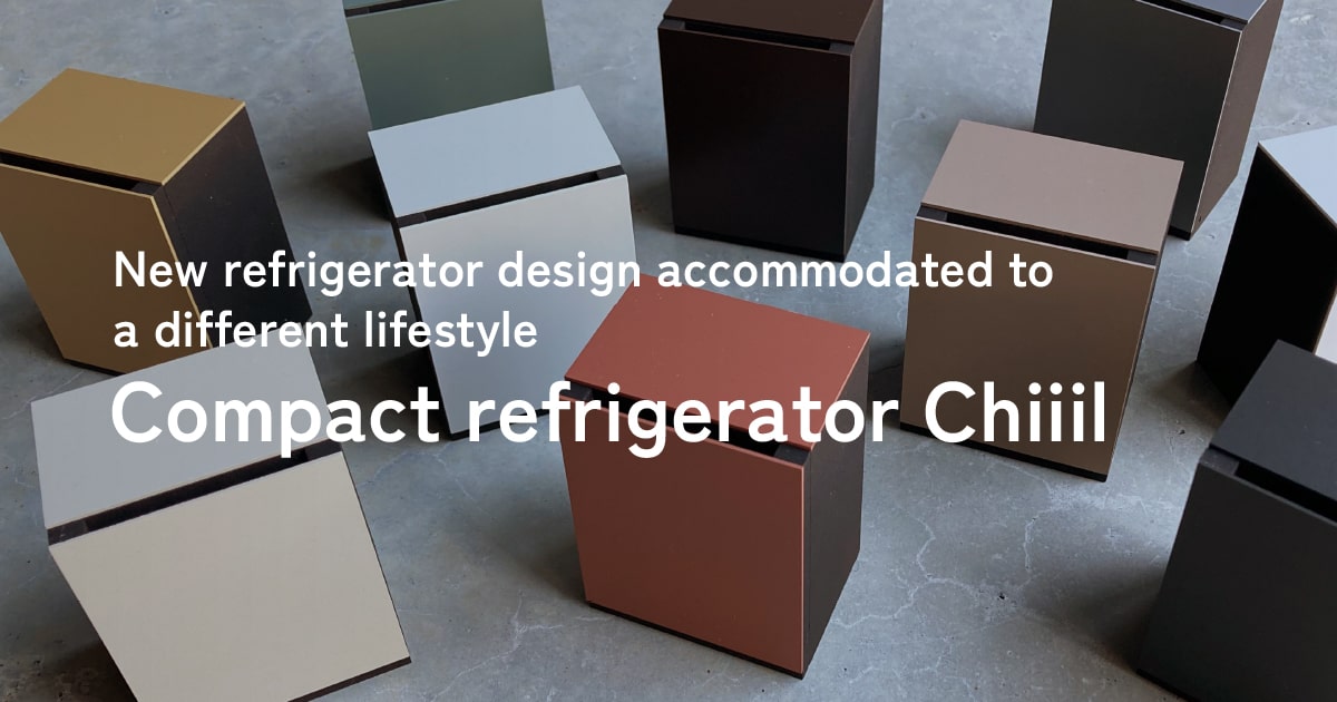 New refrigerator design accommodated to a different lifestyle. Compact ...