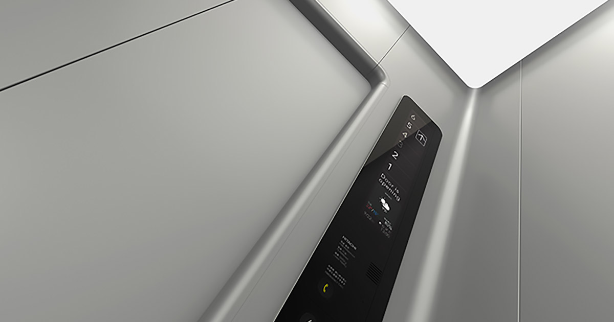 The elevator concept model HF-1: Feeling comfortable because nothing ...